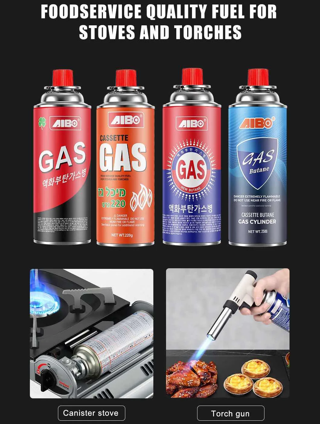 Portable Disposable Mini Camping Fuel Canister with Butane Gas ...