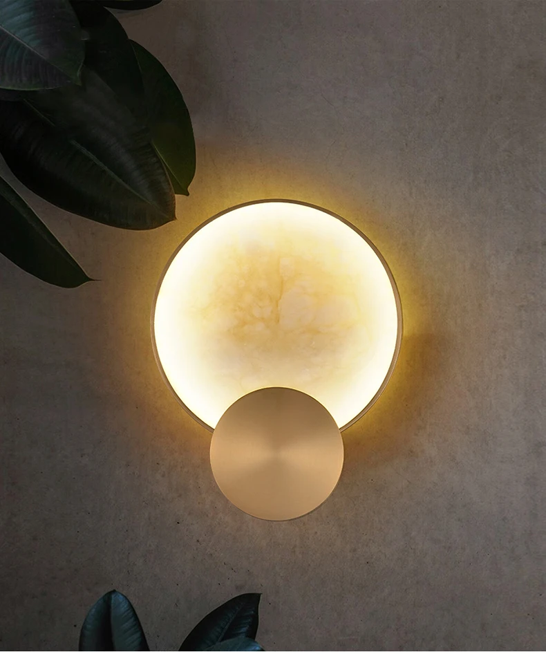 Wholesale Metal Nordic Marble LED Wall Lamp for Hotel Bedroom Bedside ...