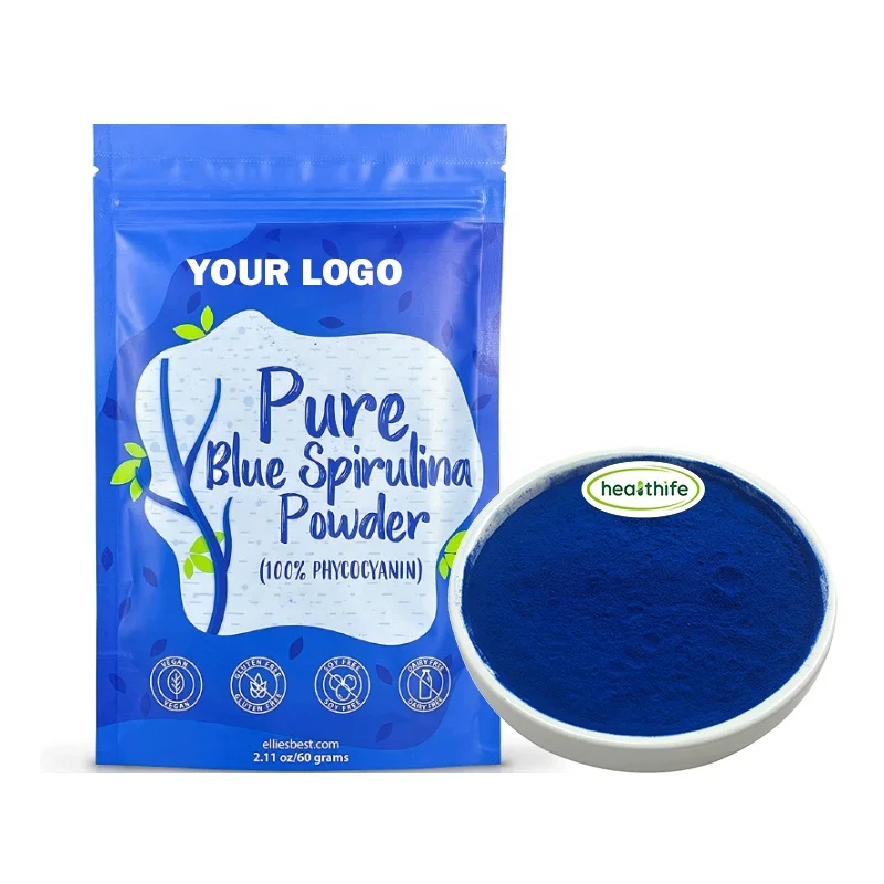 Bulk Food Grade Organic Spirulina Extract Blue Color Pigment E40 ...