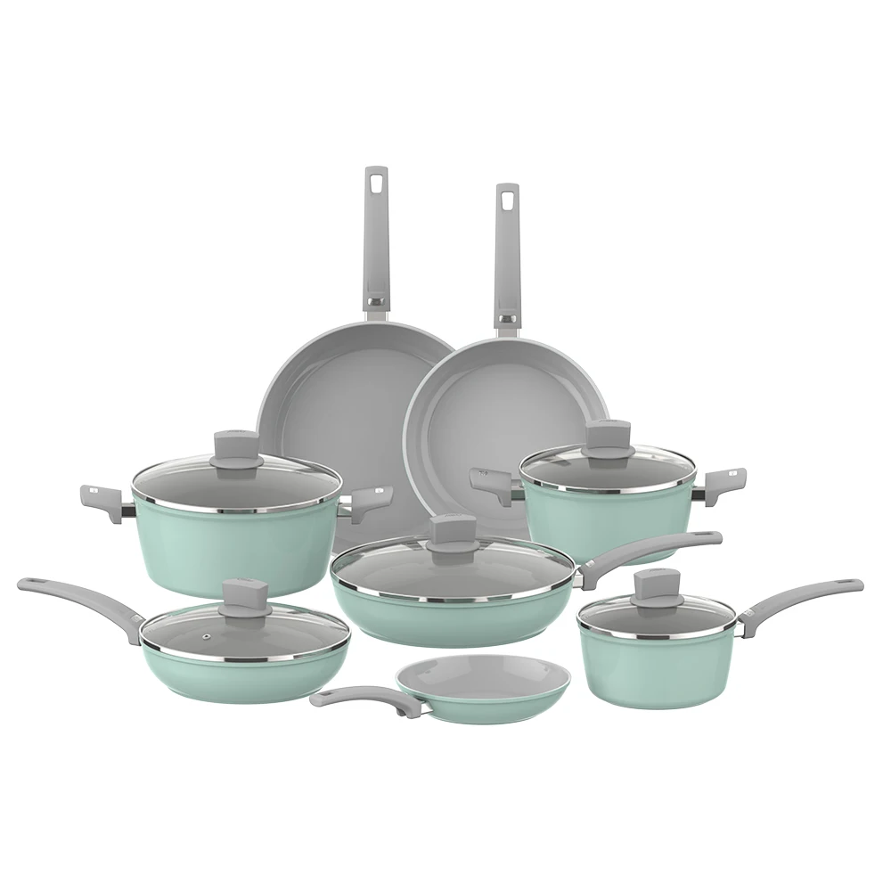 Green Pan Ceramic Cookware Kitchen Wear Cookware Set For Induction ...