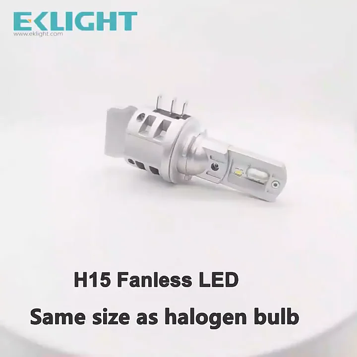 Auto Led Headlight Bulb H15 35w 6500k Universal Fan Cooling Corolla ...