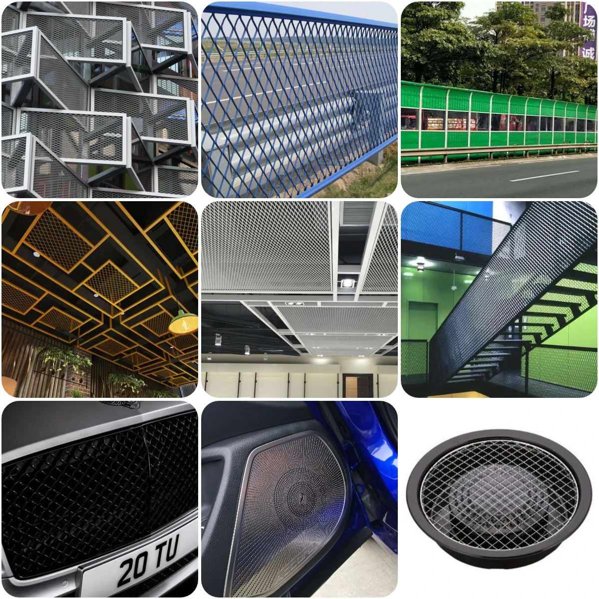 Aluminum PVC Coated Galvanized Iron Expanded Metal Mesh Ceiling ...