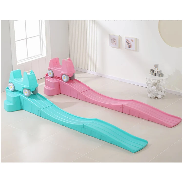 Globalltoy Plastic Car for Kids - Three-Stage Slide Fun