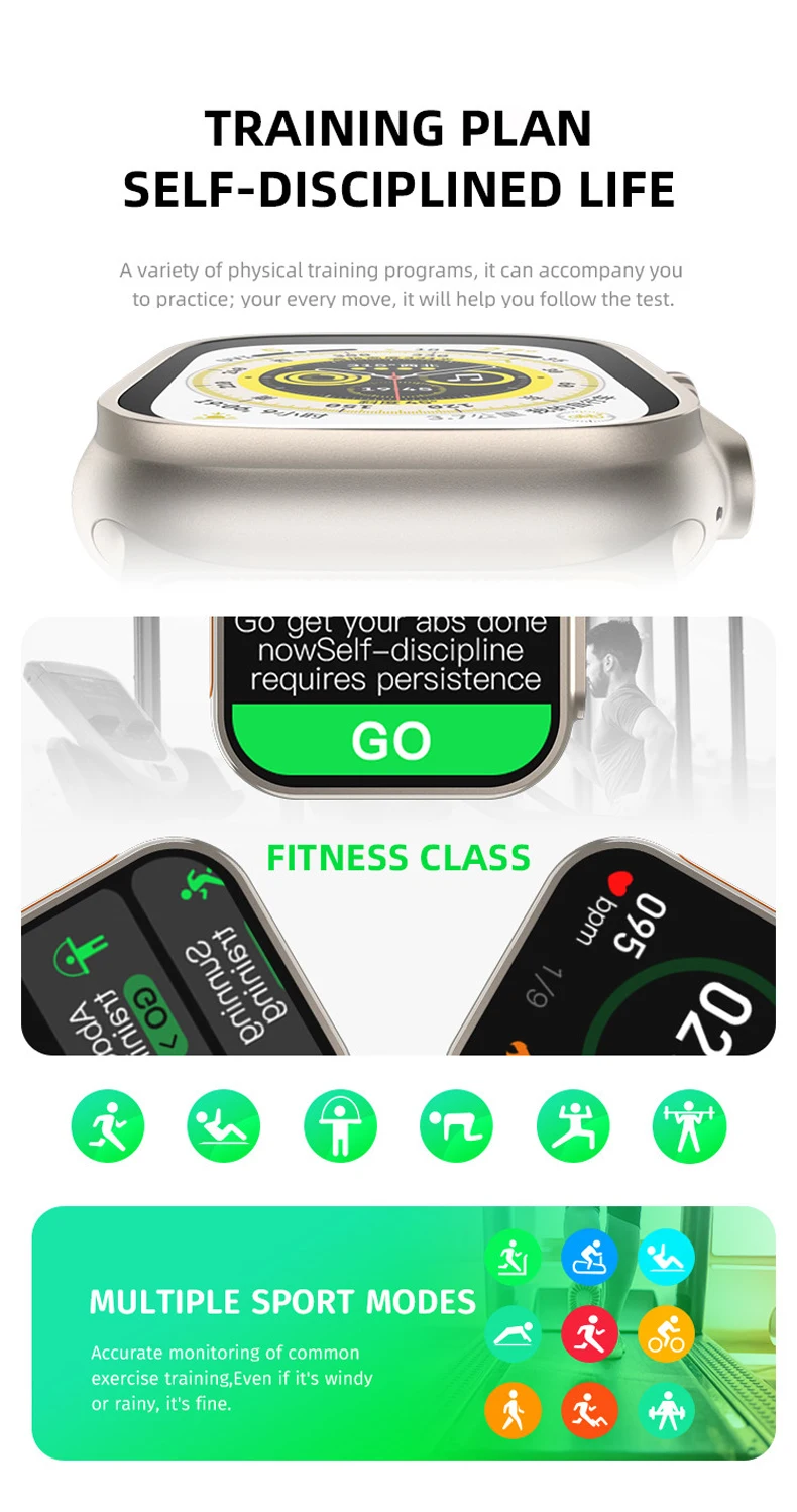 Series 8 Ultra Smart Watch Pk N8 Ws8 Iwo8 Gs8 Z8 Zd8 Z59 Z55 Z56 Dt8 ...