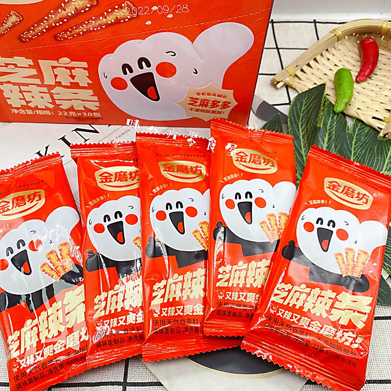 Exotic Snack Spicy Snack Sesame Latiao 22g Asian Snacks - Buy Instant ...