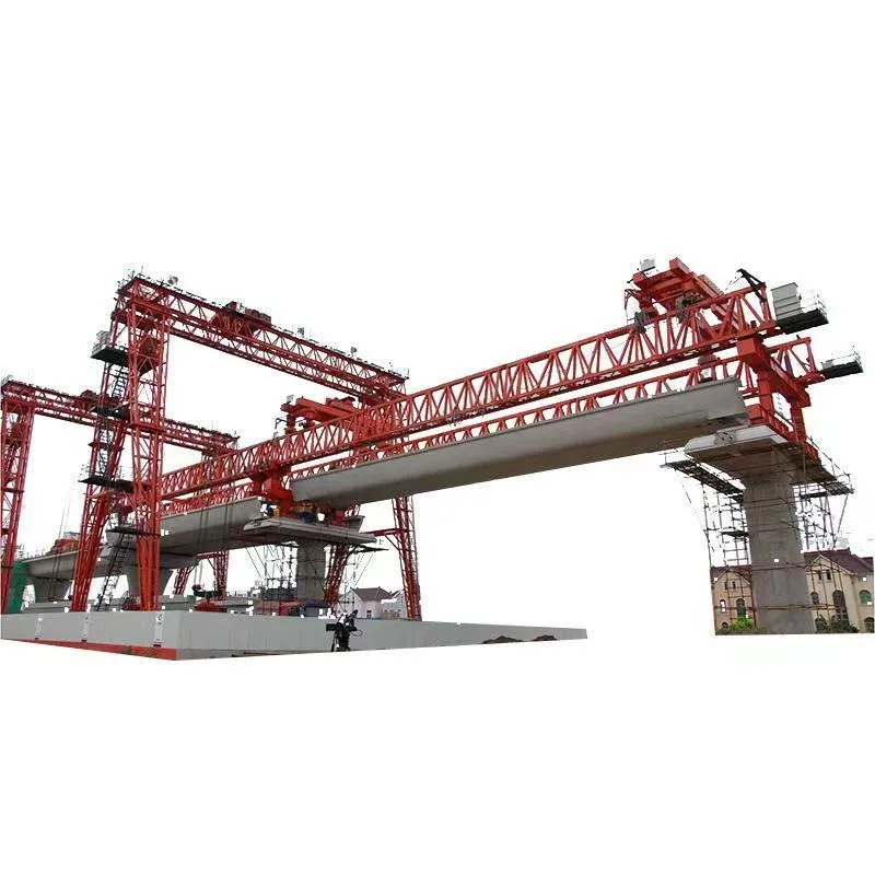 Self balancing bridge erecting machine bridge construction crane heavy ...