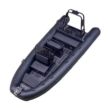 18ft Aluminum Hull Rib 560 Hypalon Inflatable Rowing Boat For Sale ...