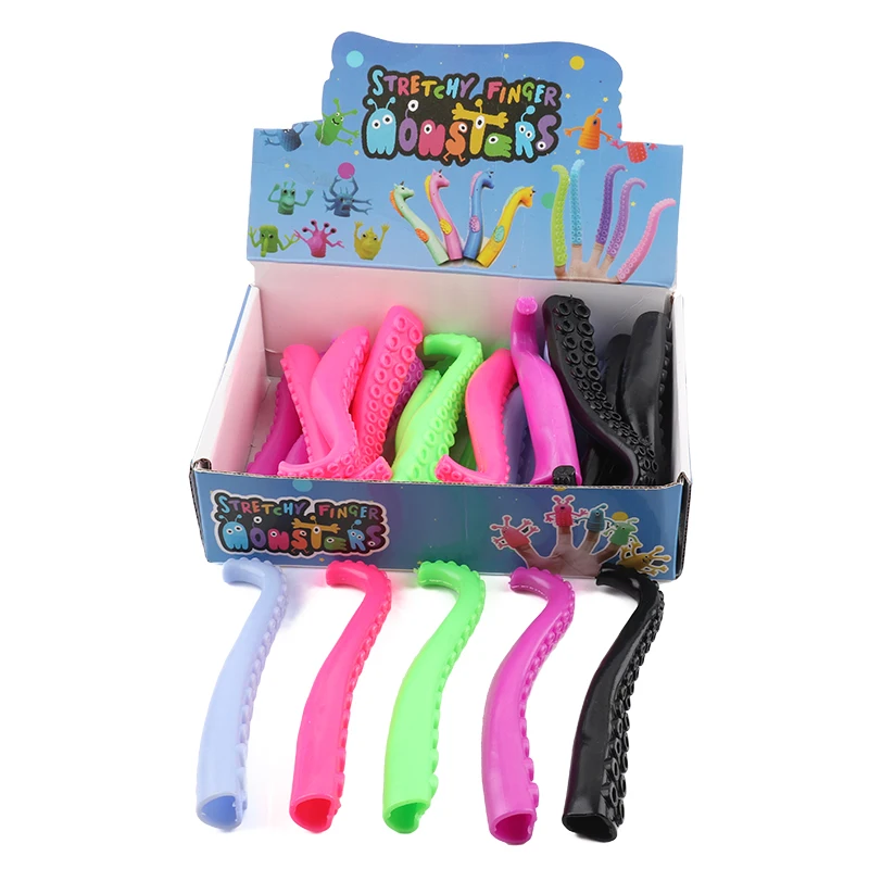 Rubber Finger Tentacle Squid Octopus Puppets - Fun & Soft