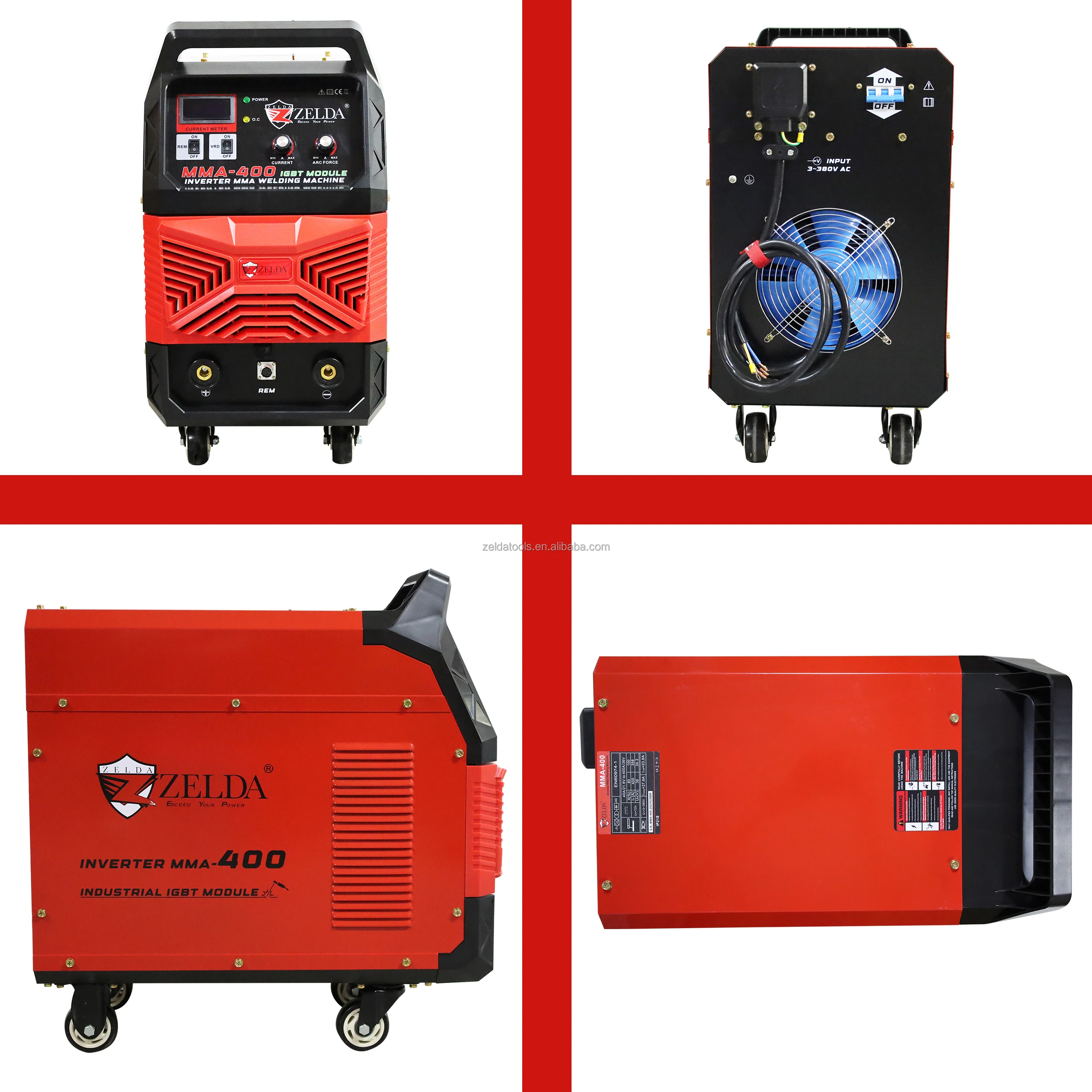 High Productivity New Inverter Welding Machine DC 400A MMA Arc Welder ...