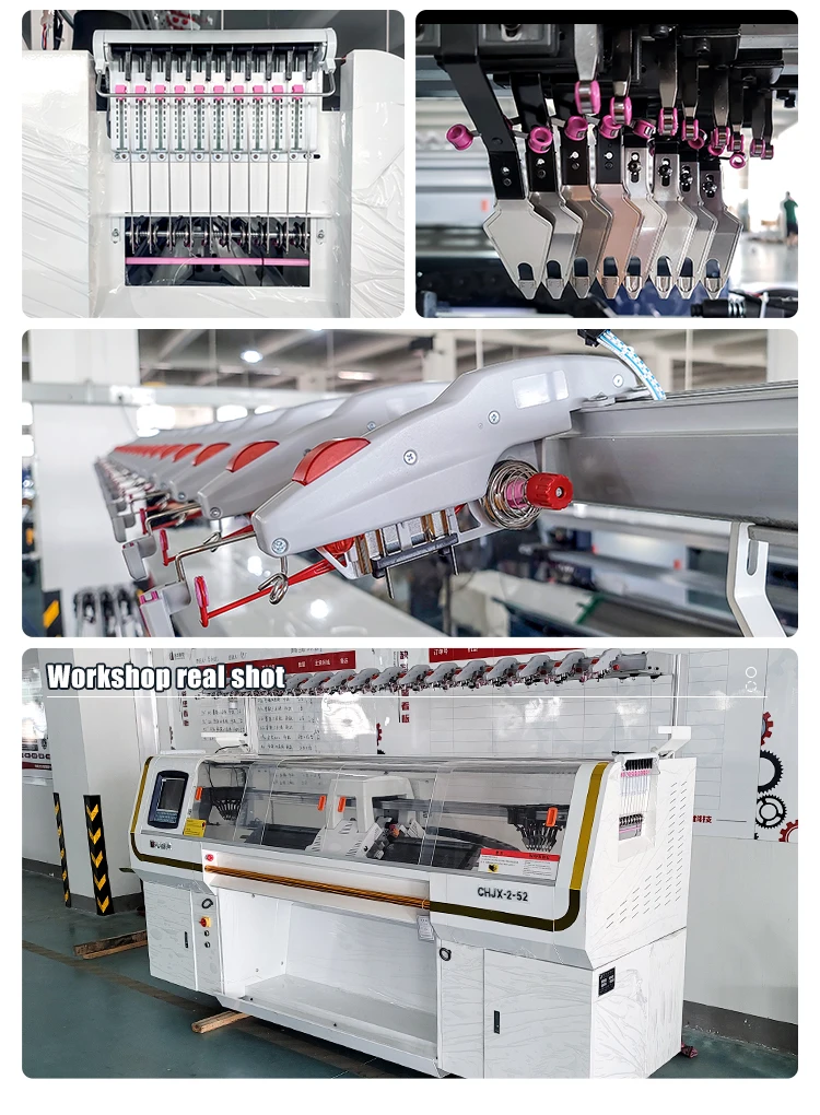 Twh Dual System Computerized Knitting Machine For Sweater Flat Jacquard ...