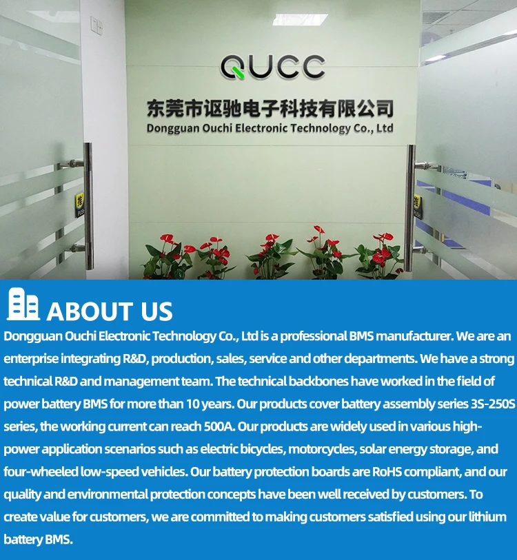 Qucc 6s 8s 500a Relay Smart Bms 24v Uart Bt Rs485 Can Precharge Battery ...