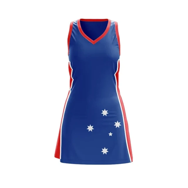 New Design High Quality Netball Uniforms Dress for Women 100% Polyester ...