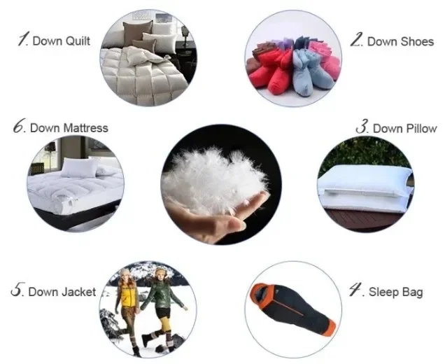 New National Standard 90 Washed White Goose Down Raw Material Quilt ...