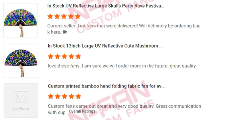 Custom Printed Folding Bamboo Rave Hand Fans With Clack Sound For Dance ...