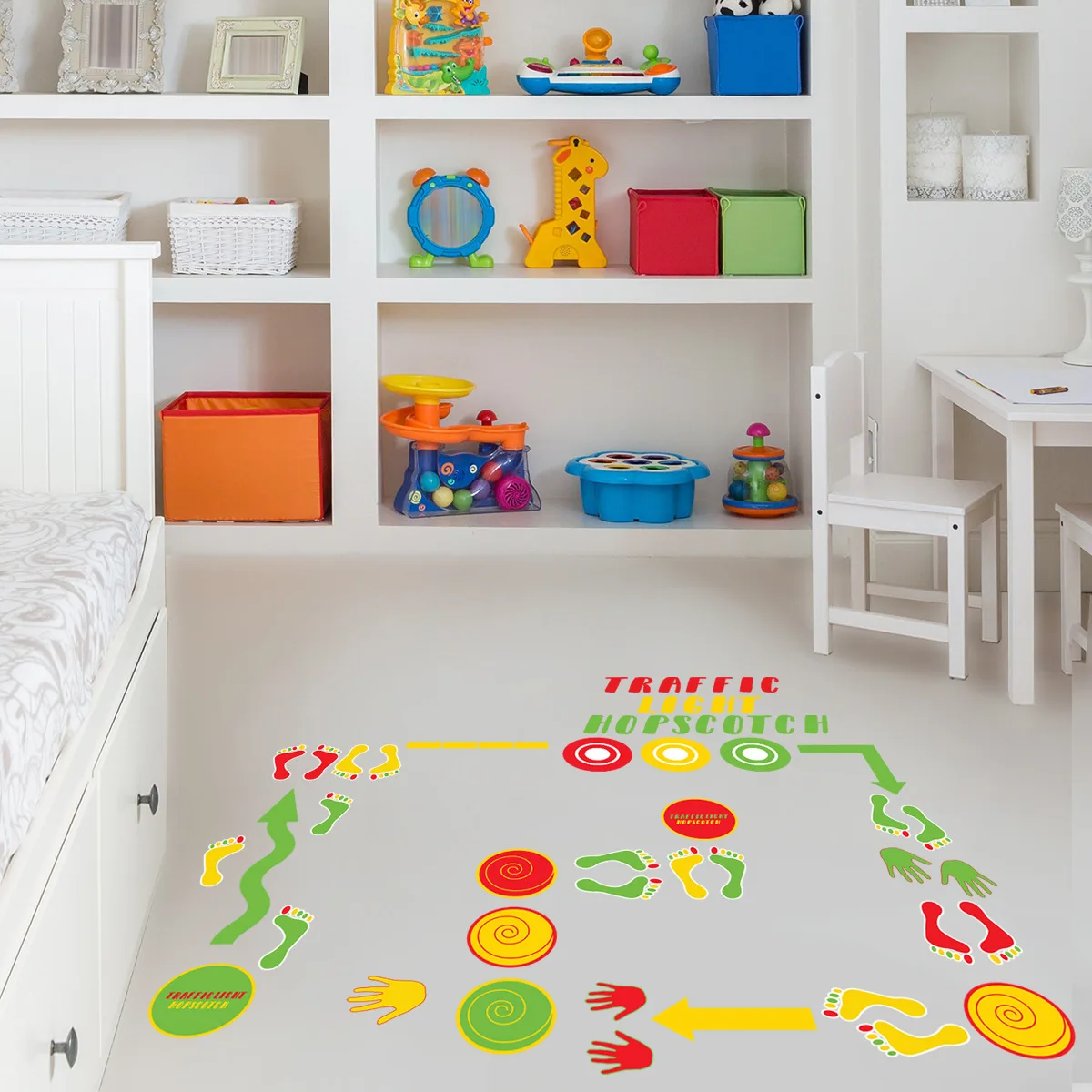 Nicro Removeable Floor Sensory Path Decals for Kids