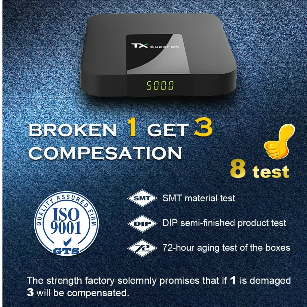 Android TV Box Smart 2025 - Free Test 4K OTT TX Super 8K