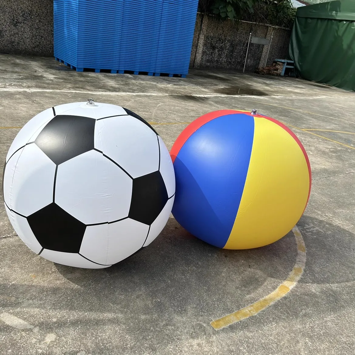 Boyi Giant Pvc Inflatable Soccer Balloon Custom Pvc Inflatable Football By0872 - Buy Inflatable ...