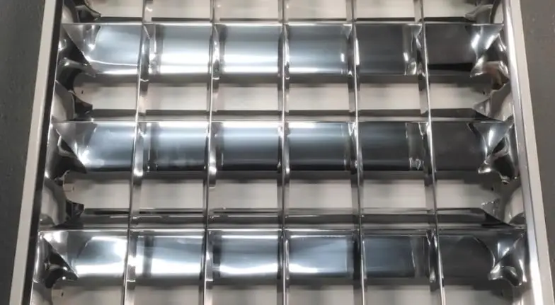 Modern Office Louver Recessed Troffer LED Light Fixture