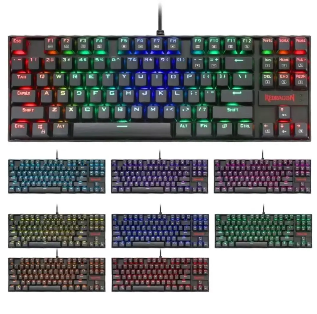 100% Original New Product Red-ragon K552 Gaming Keyboard Rgb Wired ...