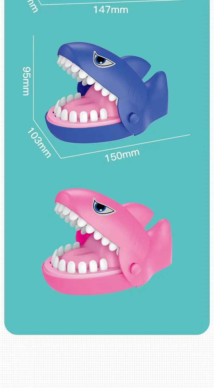 Children Large Crocodile Shark Mouth Dentist Bite Finger Game Novelty ...