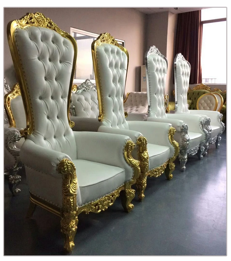 Wholesale High Back Queen Throne Chair for Wedding Parties