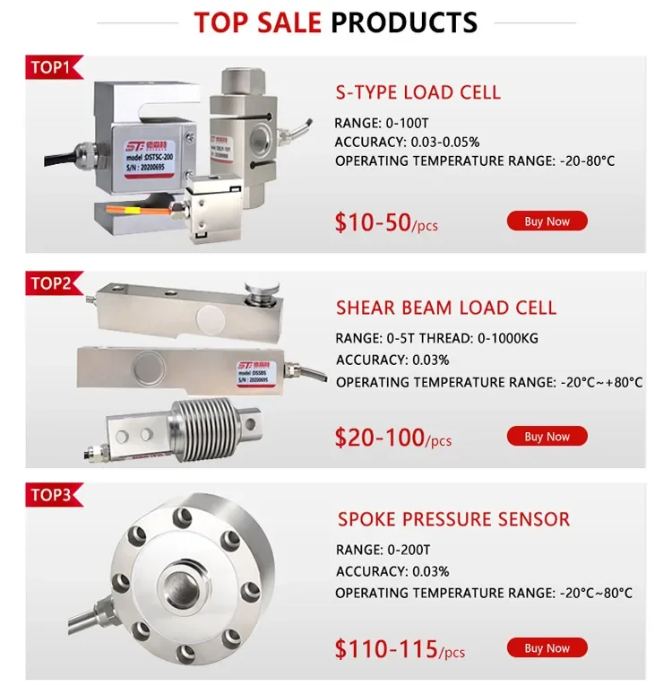Crane Strain Gauge Load Cell Kit for Forklift Weighing
