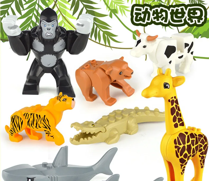 Mini Building Blocks - American Alligator & Other Wild Animals