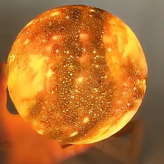 16 Colors Smart Moon Light Usb Rechargeable Remote Control 3d Printing ...