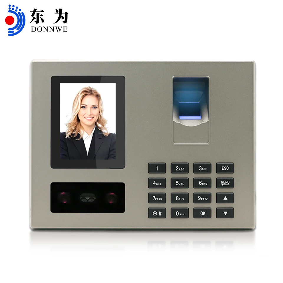 Face and fingerprint time and attendance machines can hang or swing ...