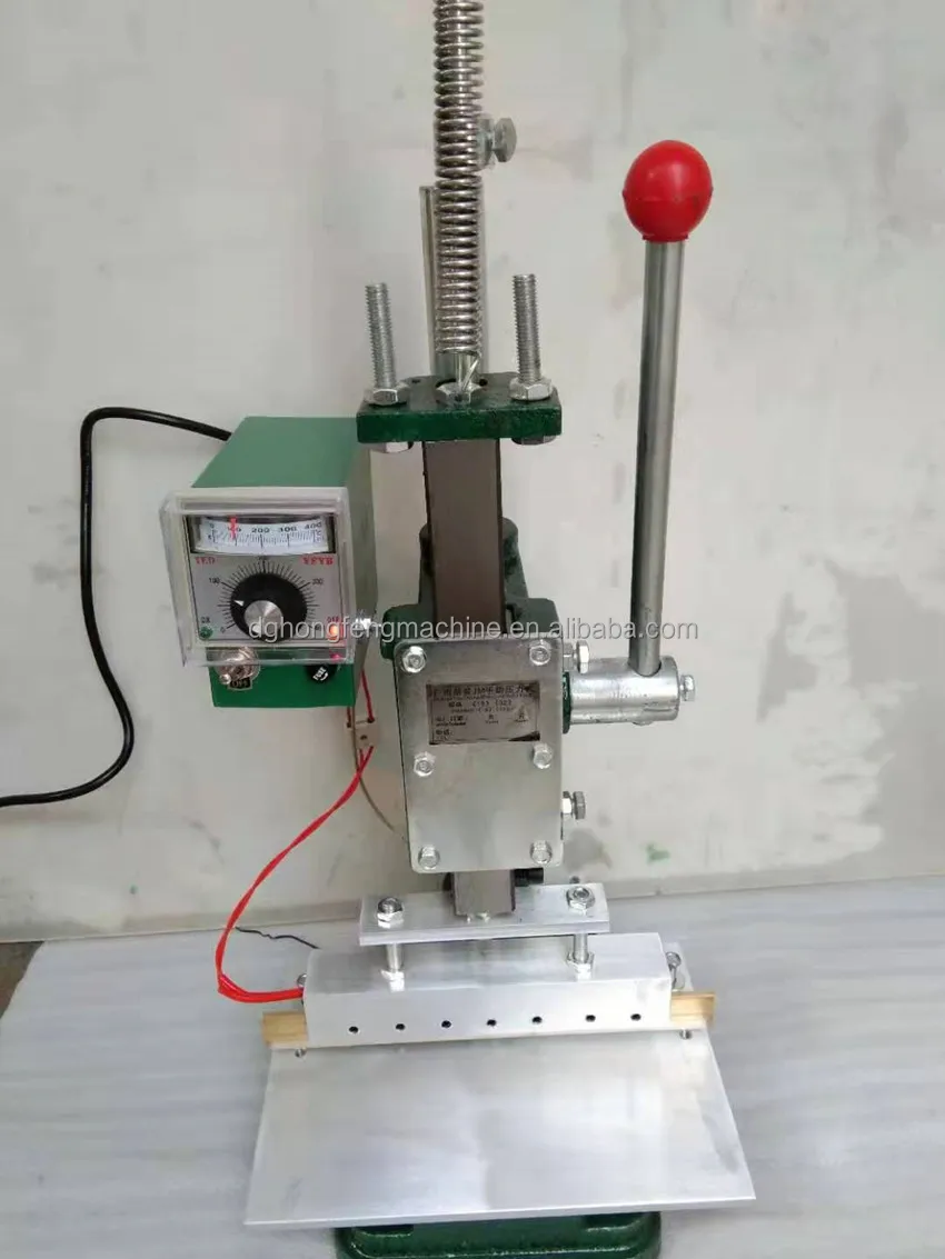 Leather Pressing Line Machine - YUHUI YH-19A Manual Logo Heat Press