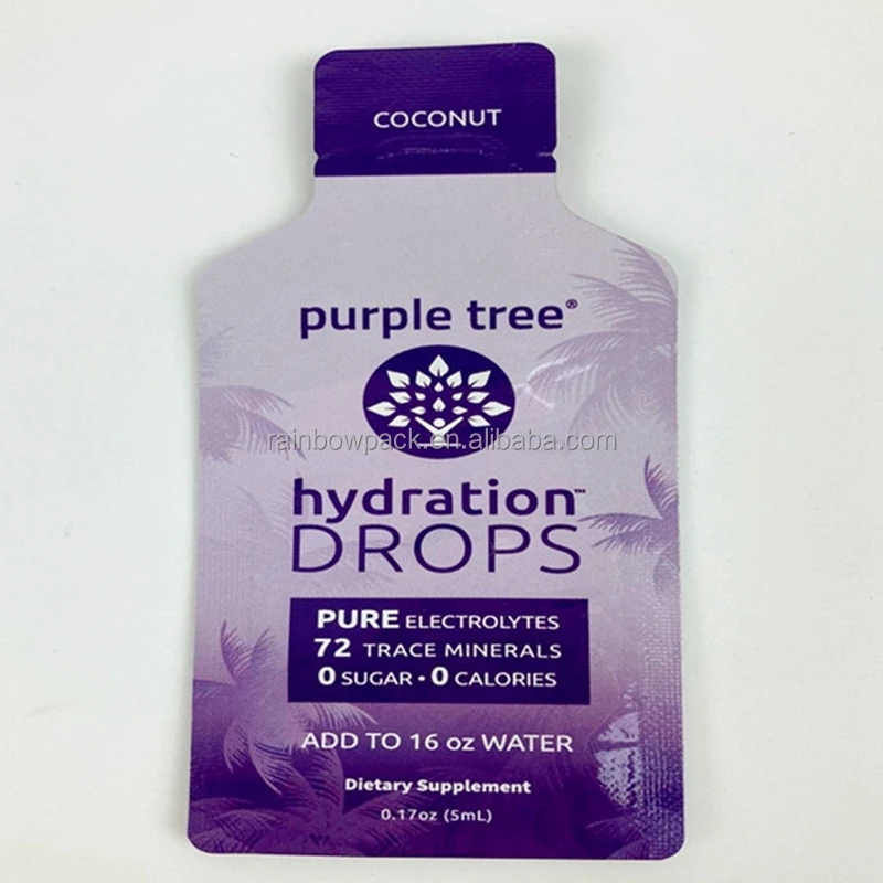 Custom Digital Printing Small Bags Face Cream Skin Care Sachet For ...