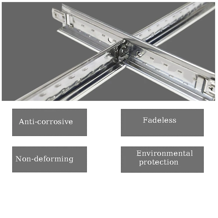 Modern Design Galvanized Steel Wall Angle Grid Suspended False Ceiling ...
