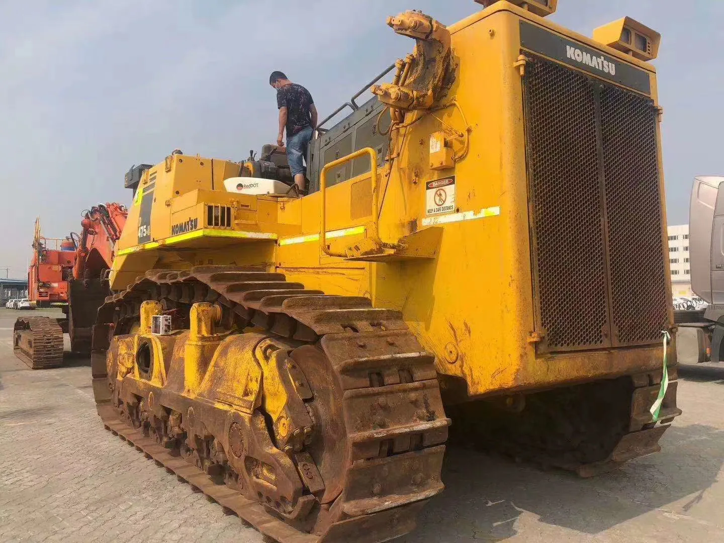 Second Hand Used Komatsu D475A Bulldozer Used Original Komatsu D375 ...