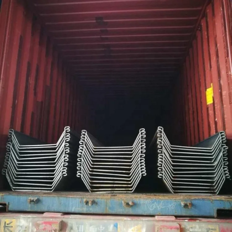 Z Type Shape Section Profile Cold Formed Sheet Pile In Different Steel ...