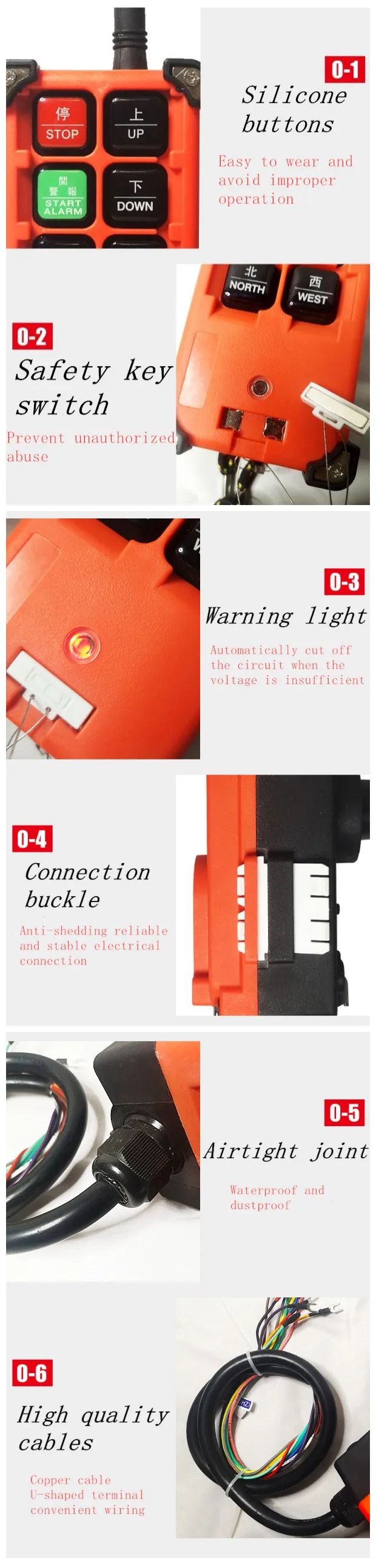 Crane Remote Control Wireless Truck Crane 8 Buttons 12 Buttons To ...