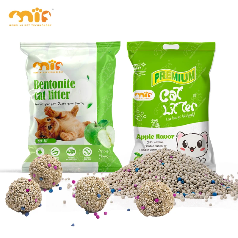 Oem Bulk Cat Sand 10kg 20kg Clumping Bentonite Cat Litter - Buy Bulk ...