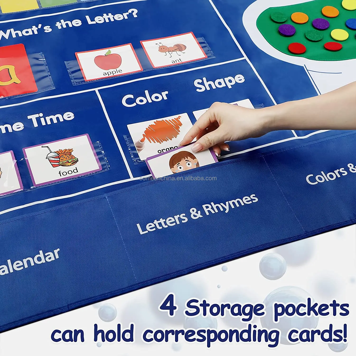 Factory Preschool Classroom Homeschool Calendar Pocket Chart Kids ...