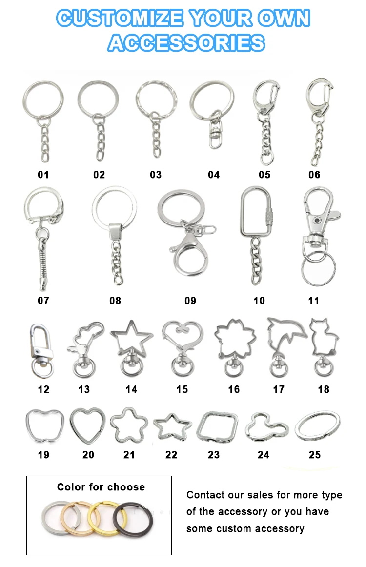 Customized Promotional Cute Soft PVC Rubber Key Ring
