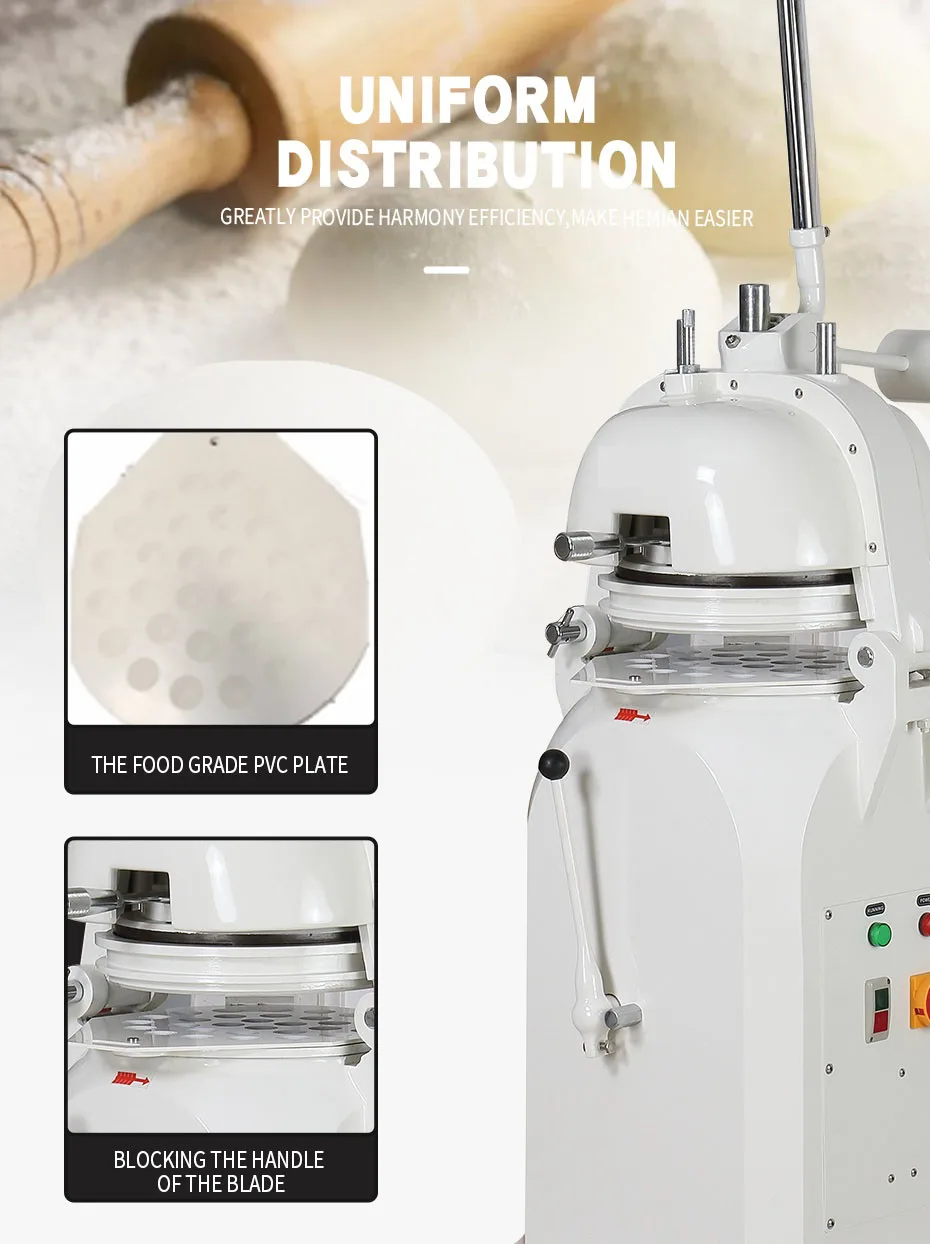 Bakery Dough Round Moulder Bread Bun Pizza Dough Divider Rounder ...
