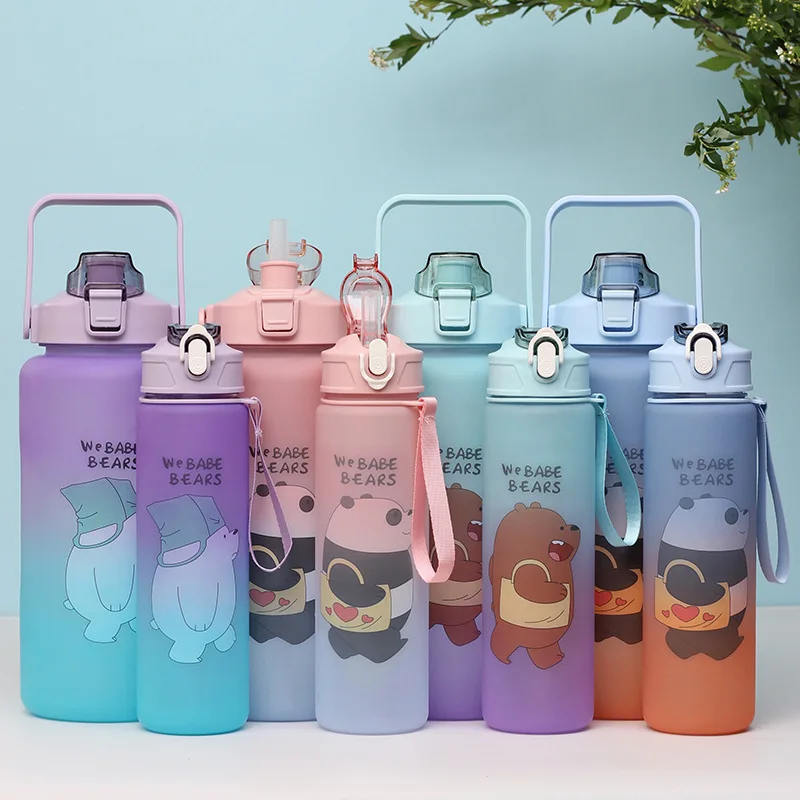 New Botella Agua Motivation Sports 2 Litre 1 Litre 2pcs Set ...