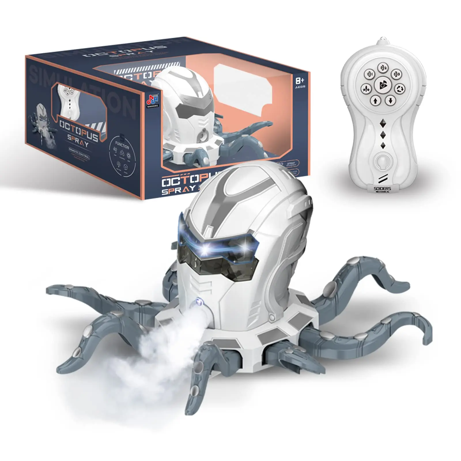 Tommabo Remote Control Octopus - Realistic & Fun Toys