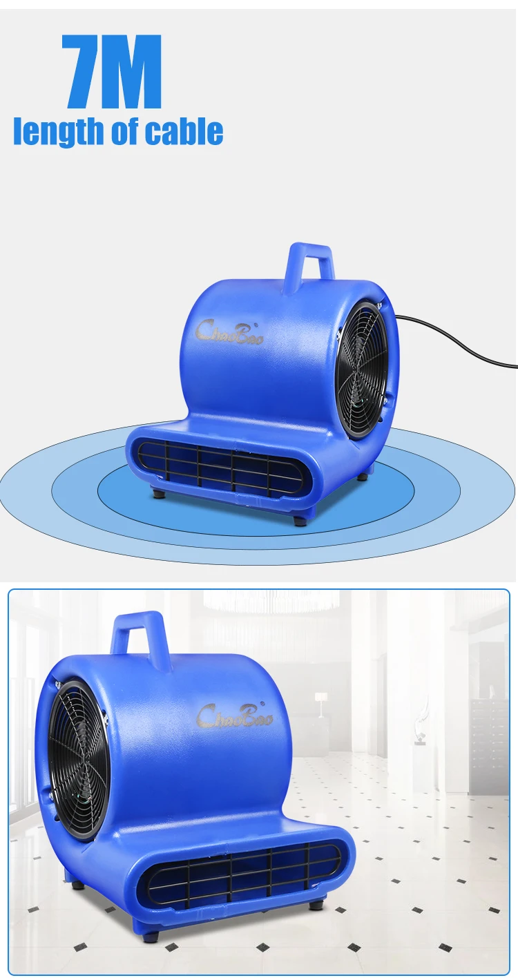 Blue Three-speed Dryer Hotel Mall Cleaning Equipment Carpet Floor Dryer ...