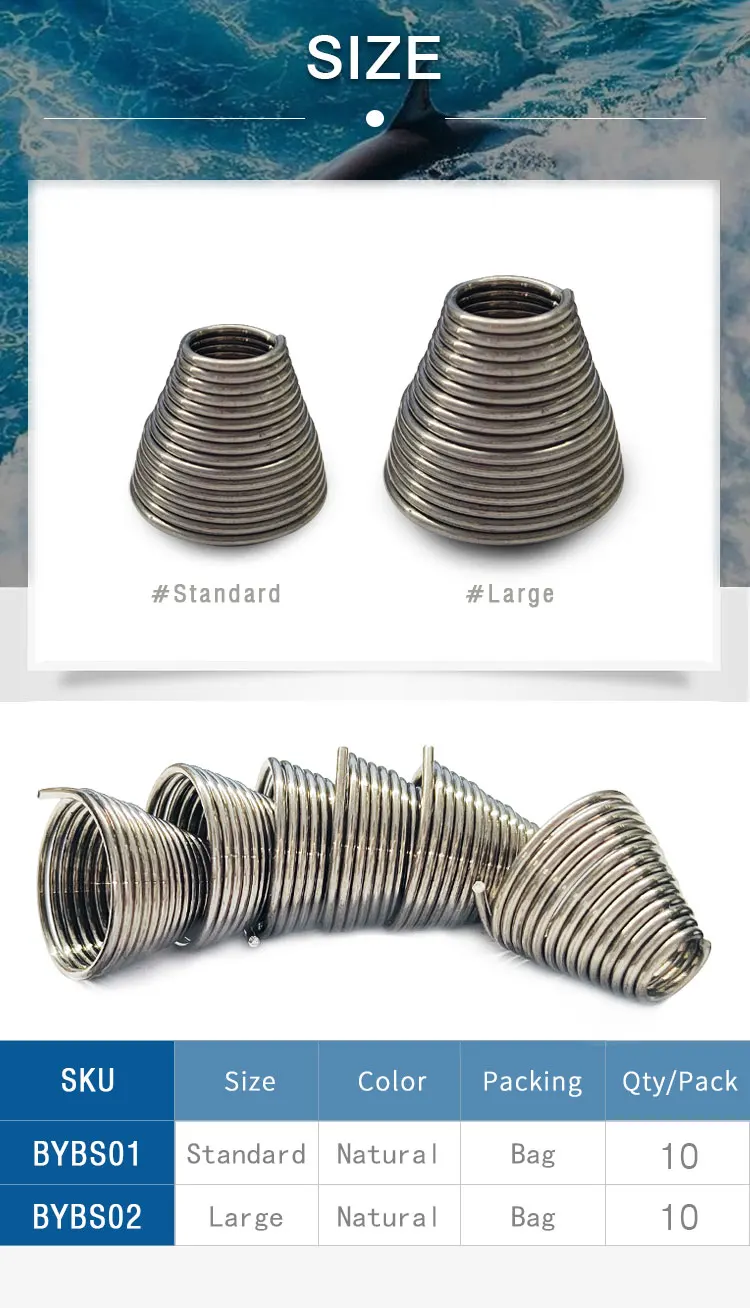 Ballyhoo Bait Spring Stainless Steel Ballyhoo Rigging Springs For ...