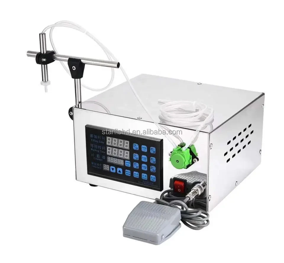 Semi-Automatic Peristaltic Pump Small Filling Machine Beverage and ...