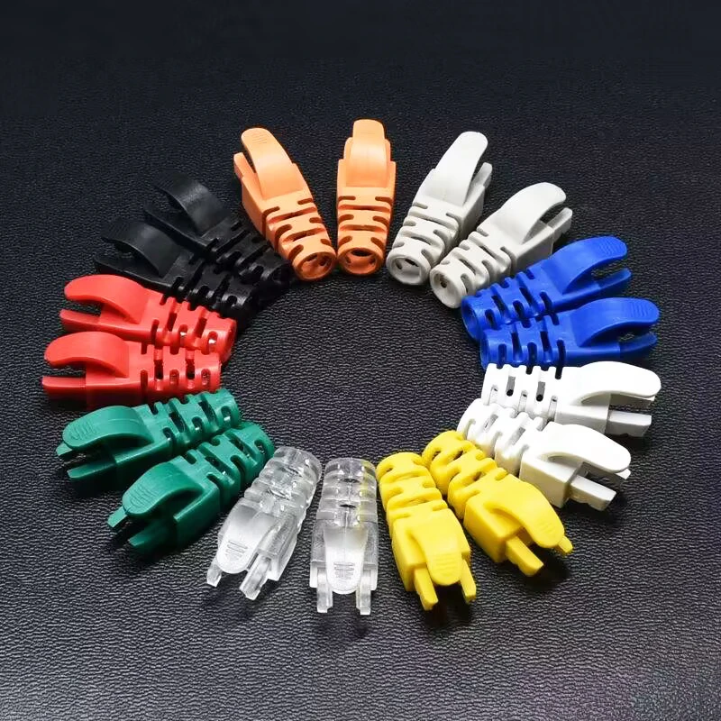 Rj45 Connectors Boot Modular Plugs Boots Rj11 Rj12 Rj9 Single Port Rj45 ...