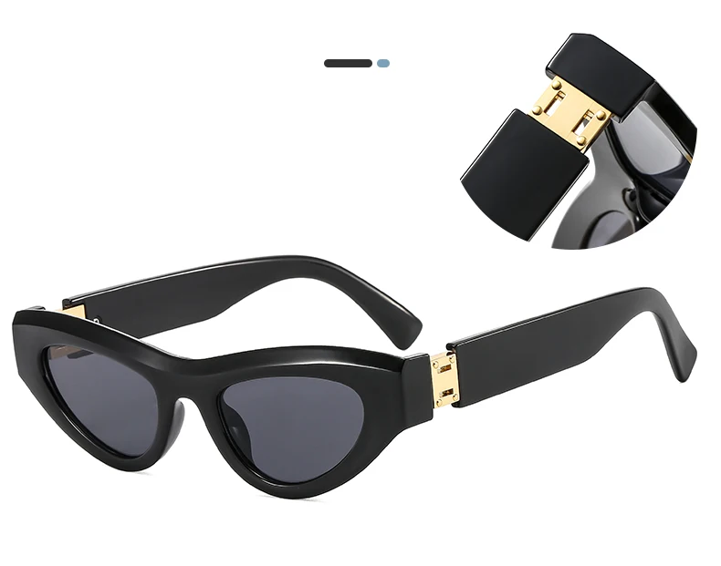 972 Triangle Shape Wide Legs Classic Sunglasses Luxury Women And Men ...