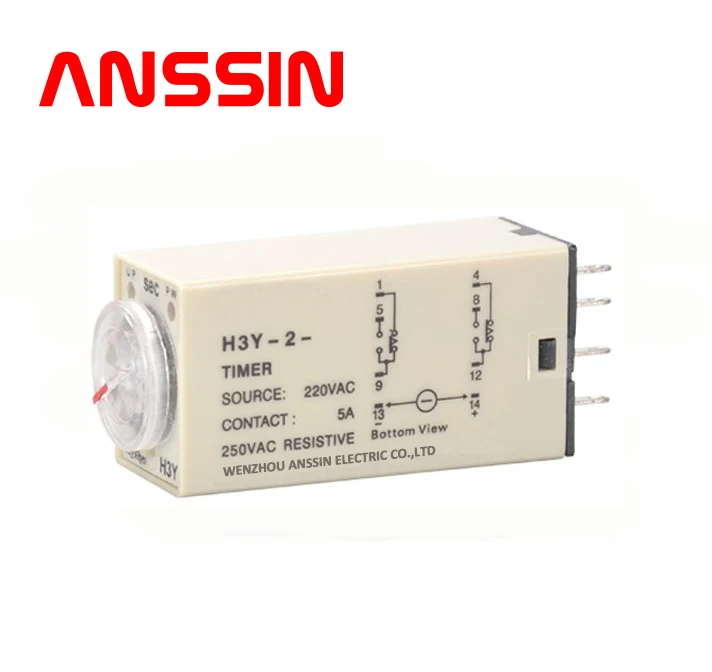 Timer Relay H3y (st6p) Ac24v~380v Contact Rating 2z 4z - Buy Timer ...