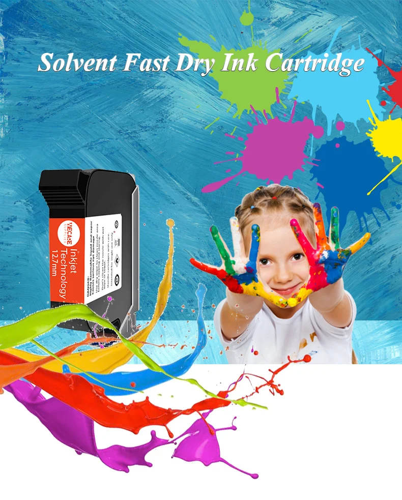 WECARE Handheld Inkjet Printer Ink Cartridge - Fast Dry Solvent