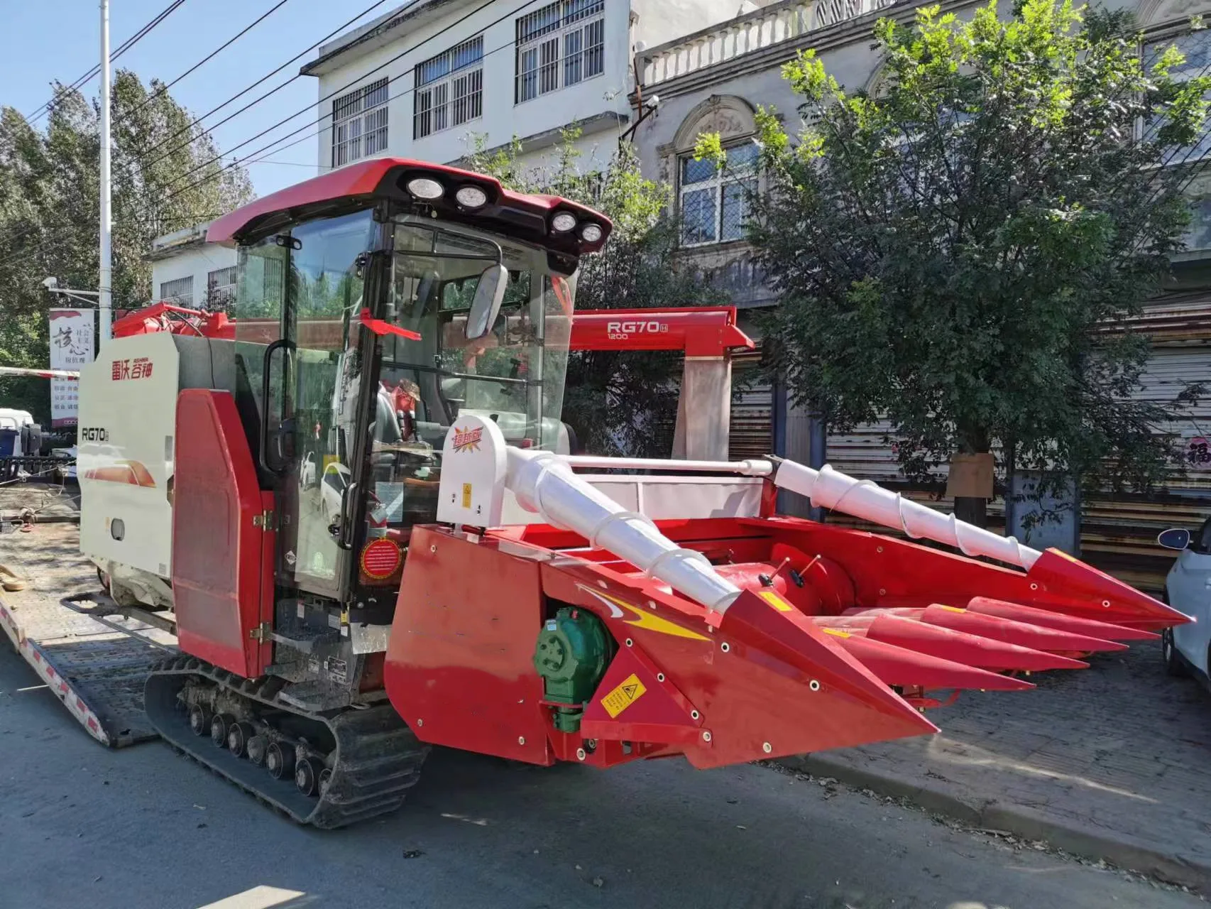 High Productivity Corn Harvester - Geetien Power Tiller Reaper
