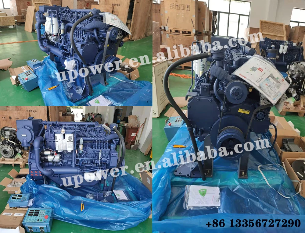 6 Cylinder Boat Engine 250hp/2500rpm - WEICHAI Marine Diesel
